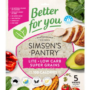Simson’s Pantry – Better for You Wraps – New Variants - The Grocery Geek